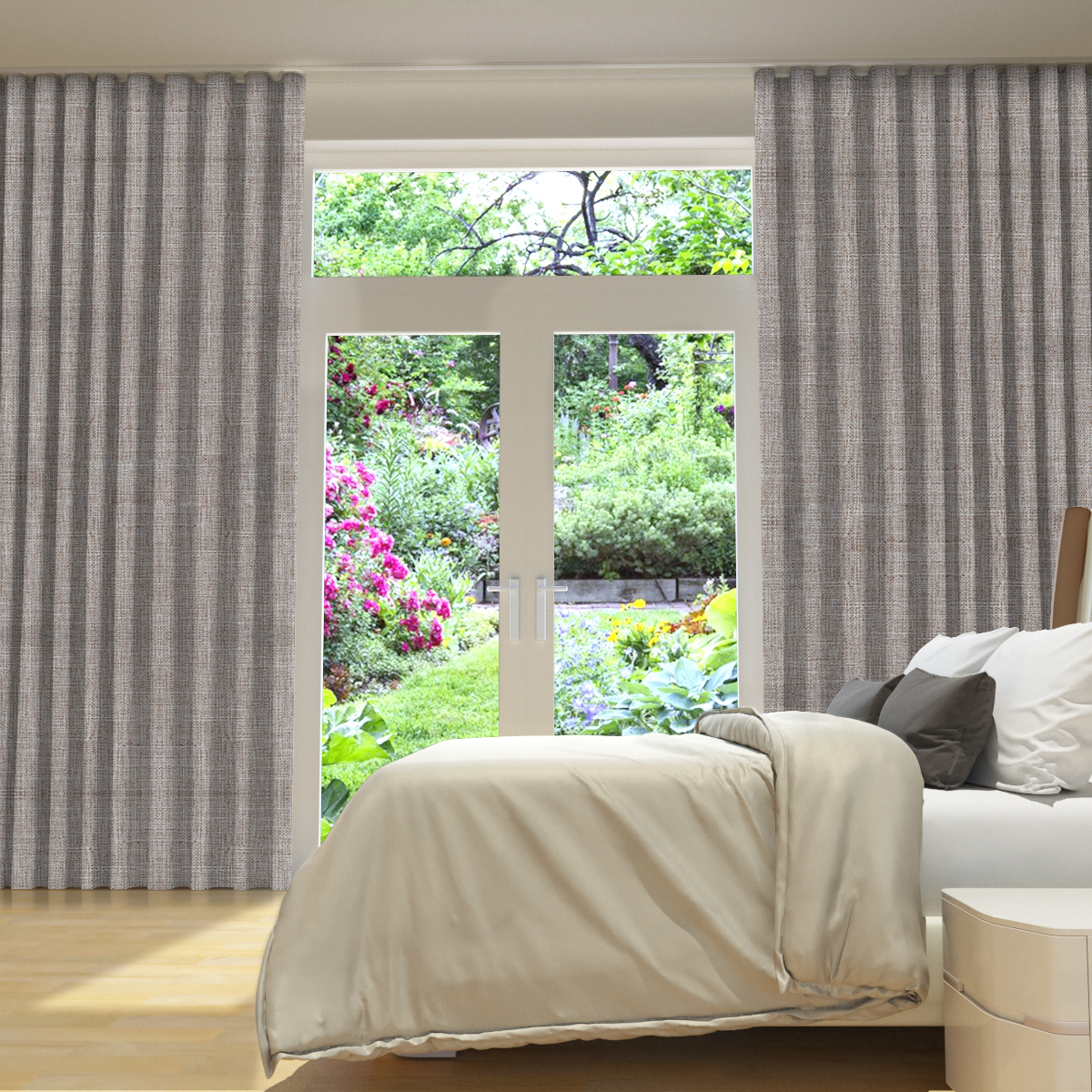 Wave with Cord Track – Eminent Home Curtains Trading